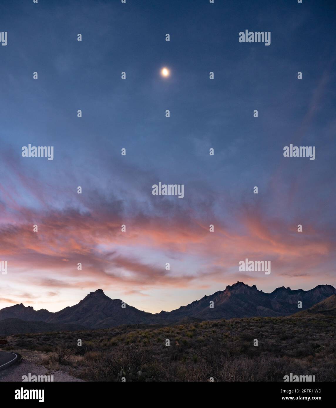 Chisos mountains road hi-res stock photography and images - Alamy