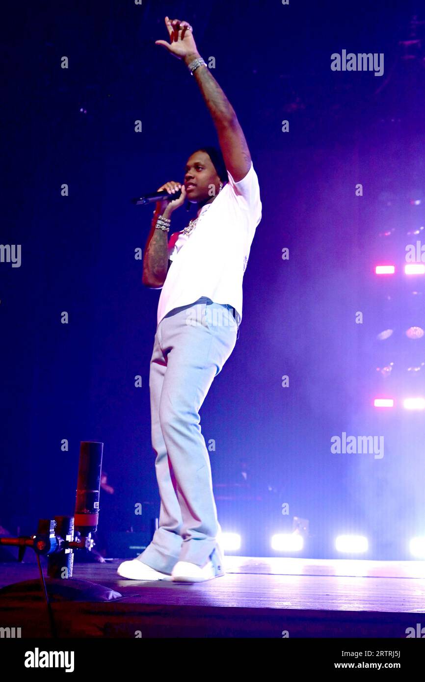 Lil Durk On The Sorry For The Drought Tour 2023 At United Center On Friday August 11 2023 In