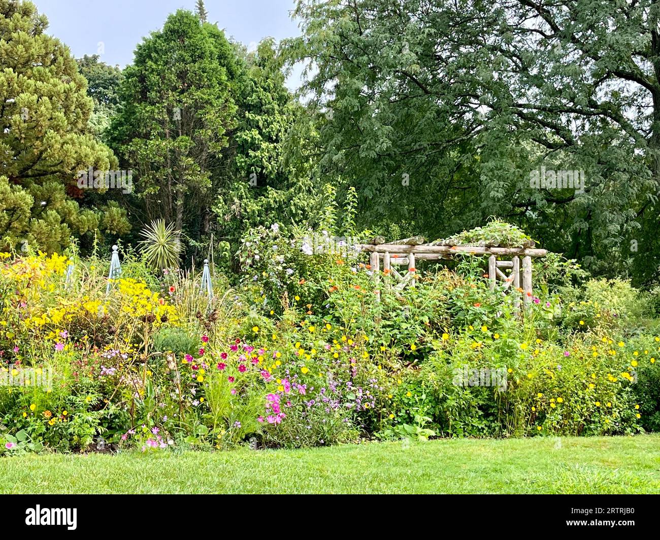 Grounds at the Wave Hill Public Garden and Cultural Center, Riverdale ...