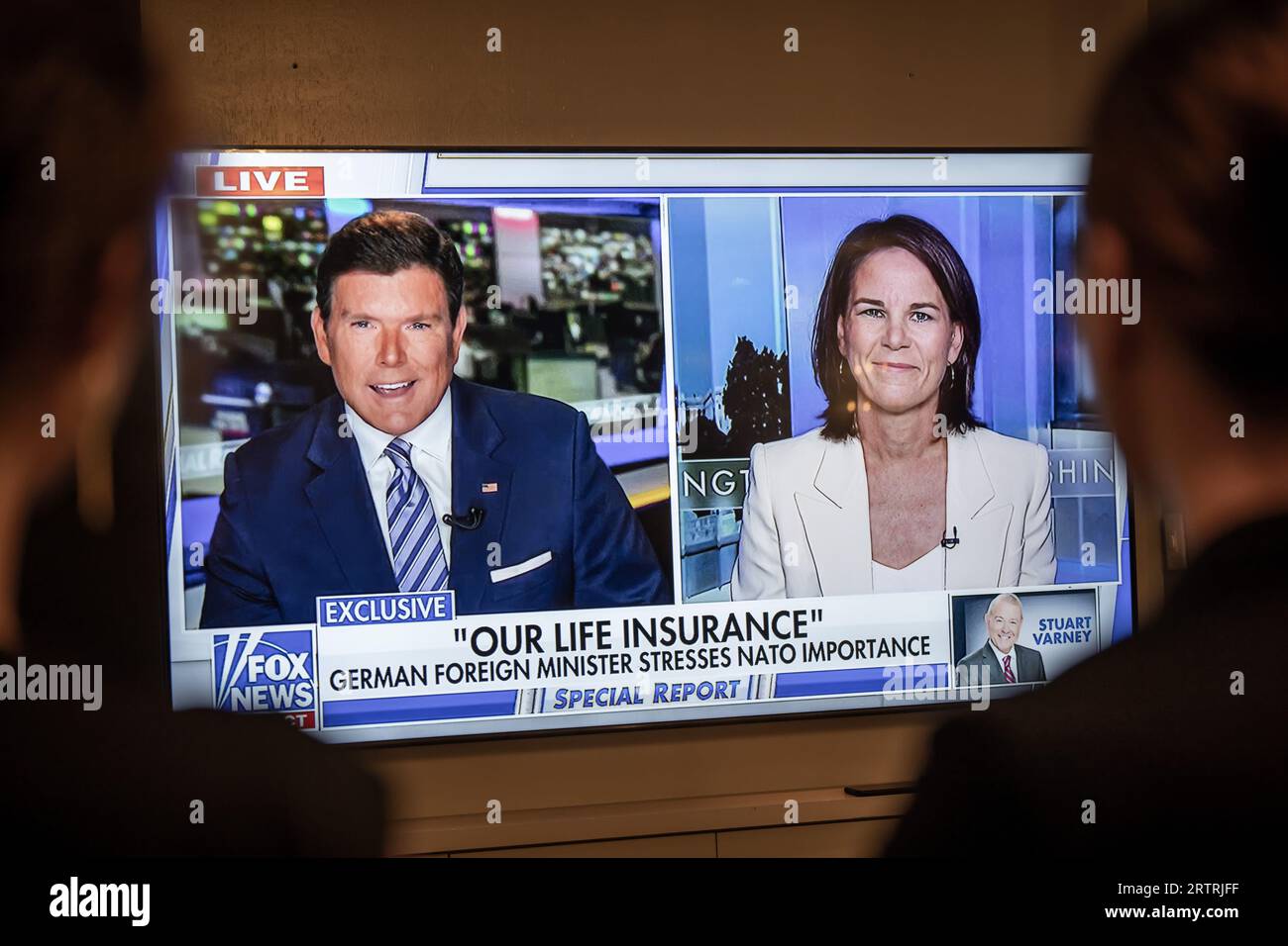 14 September 2023, USA, Washington: Annalena Baerbock (Bündnis90/Die Grünen), Foreign Minister ...