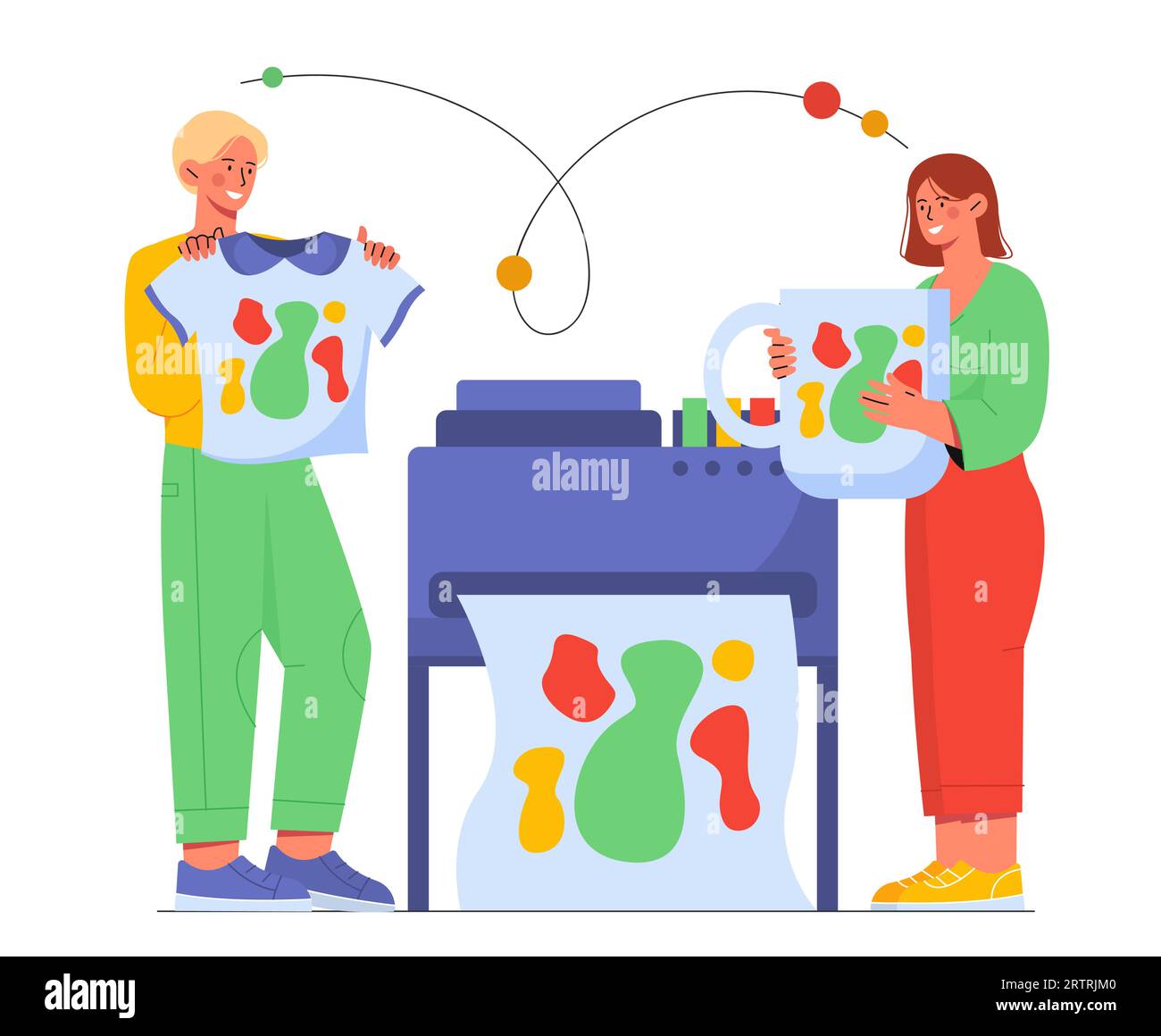 People at copy center vector concept Stock Vector Image & Art - Alamy