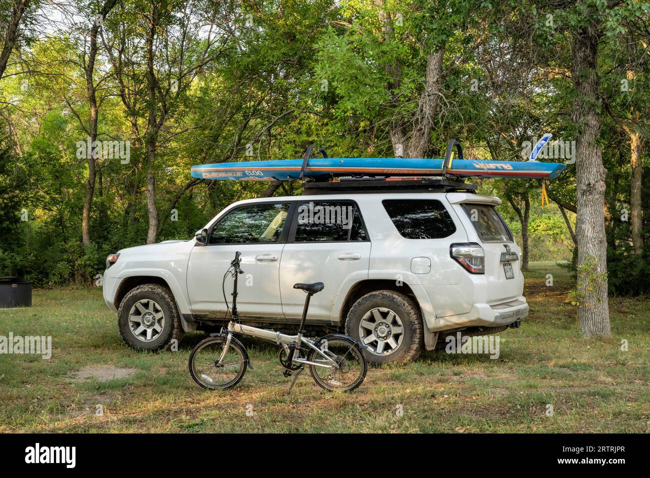 Halsey, NE, USA - September 9, 2023: Dahon Mariner folding bike and ...