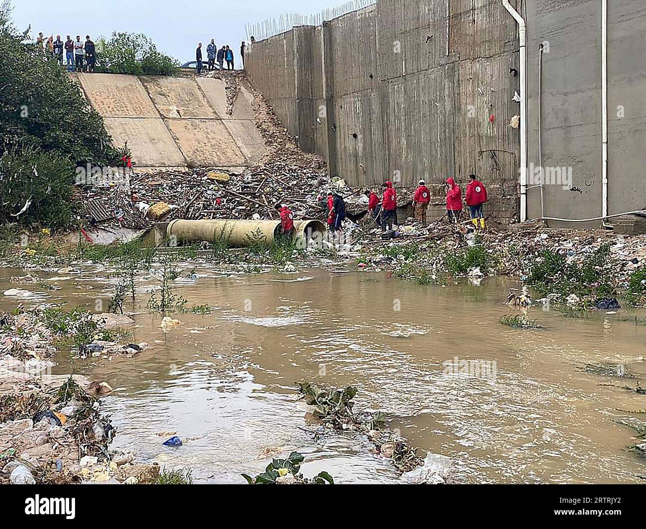 September 11, 2023, Eastern Libya, Libya: Libyan Red Crescent members ...