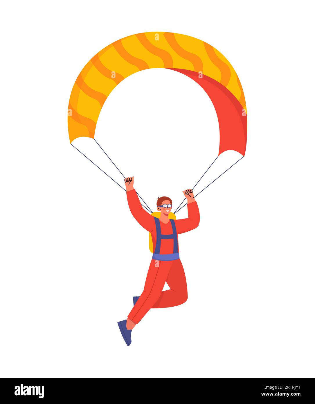 Paraglider airborne Stock Vector Images - Alamy