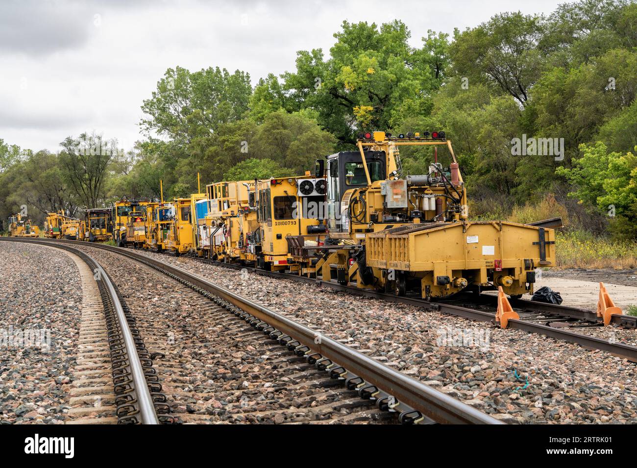 Railroad track maintenance hi-res stock photography and images - Alamy