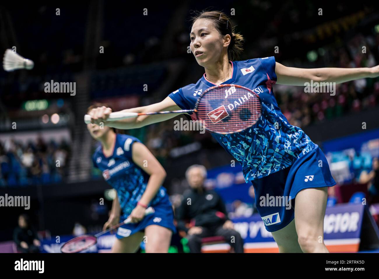 Hong Kong, China. 14th Sep, 2023. Rena Miyaura, Ayak Sakuramoto of Japan play during the Women's ...