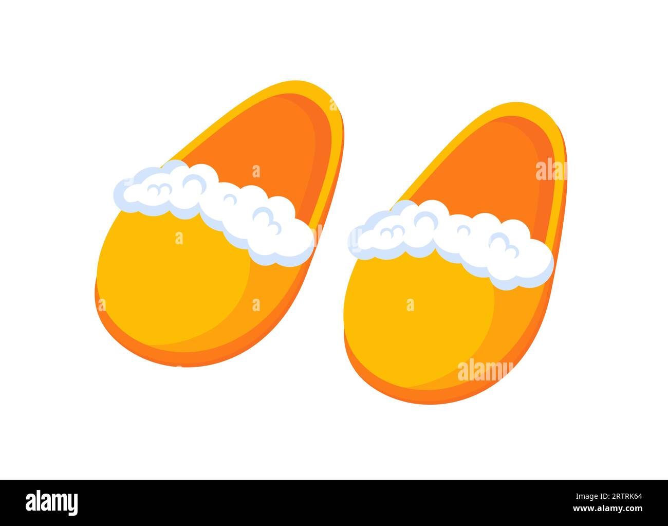 Two cozy slippers vector concept Stock Vector Image & Art - Alamy