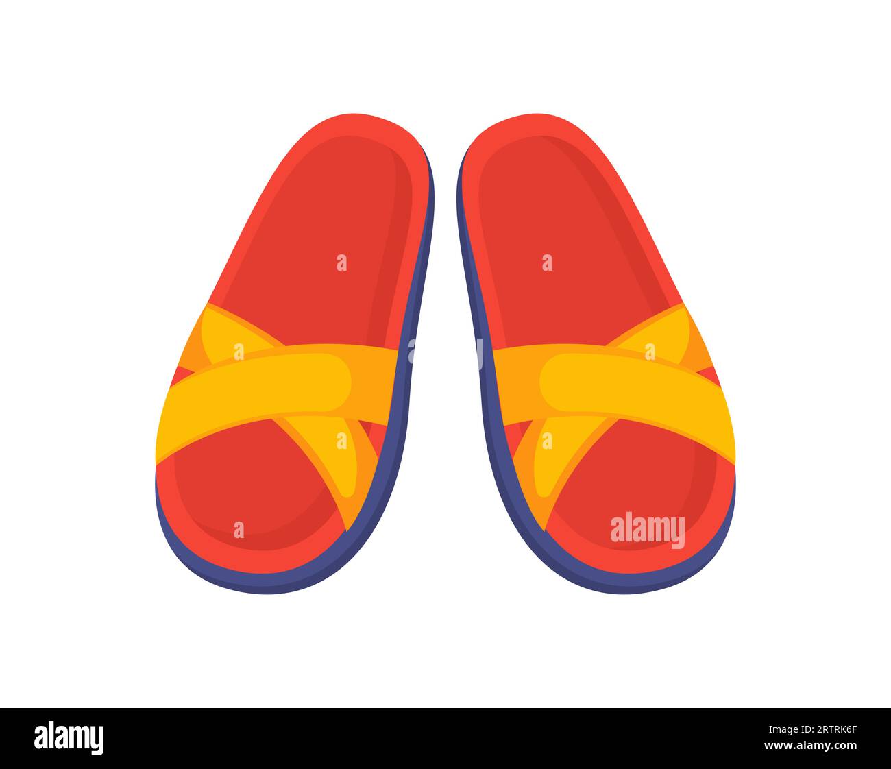 Two cozy slippers vector concept Stock Vector Image & Art - Alamy
