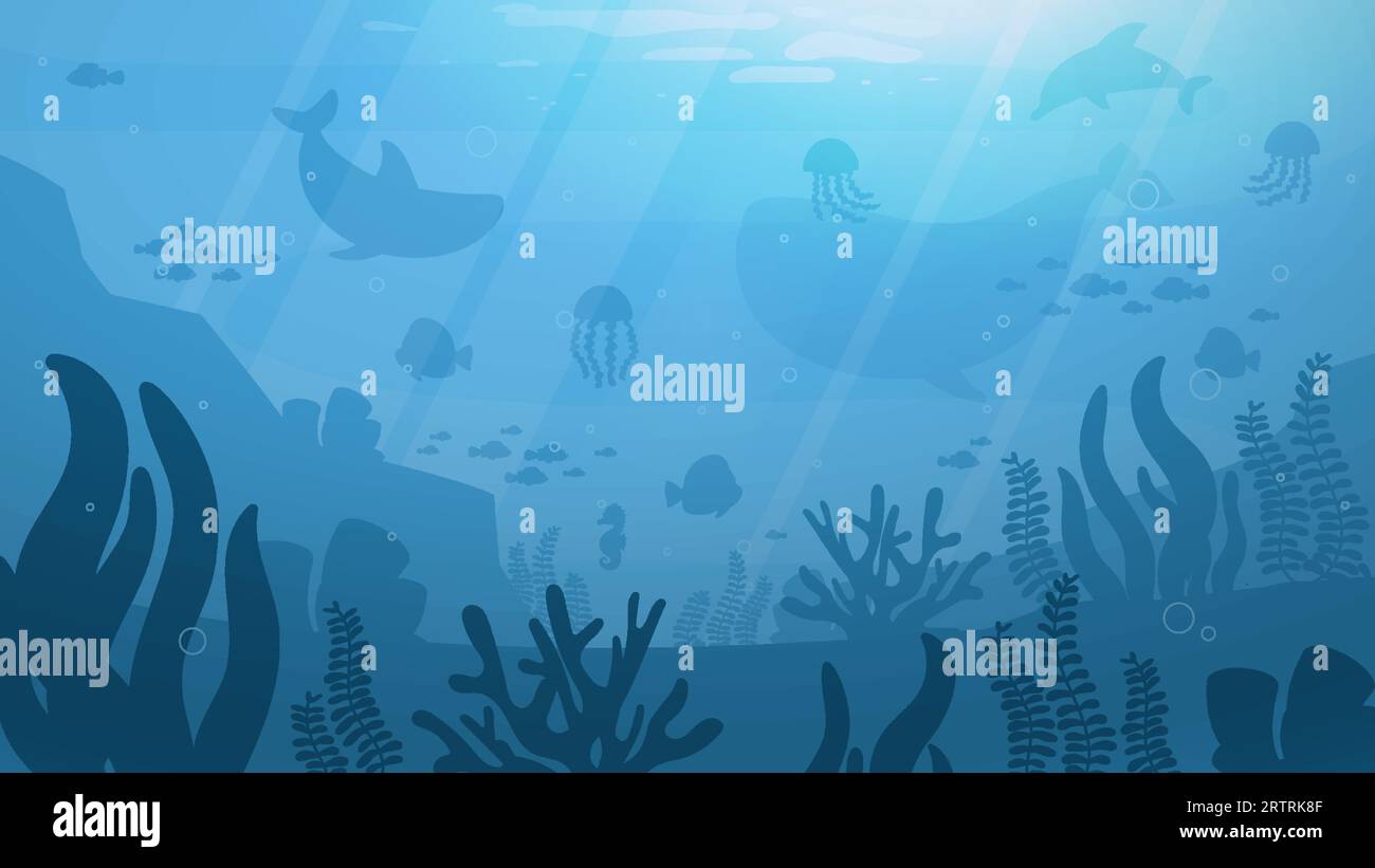 Sun falling water Stock Vector Images - Alamy