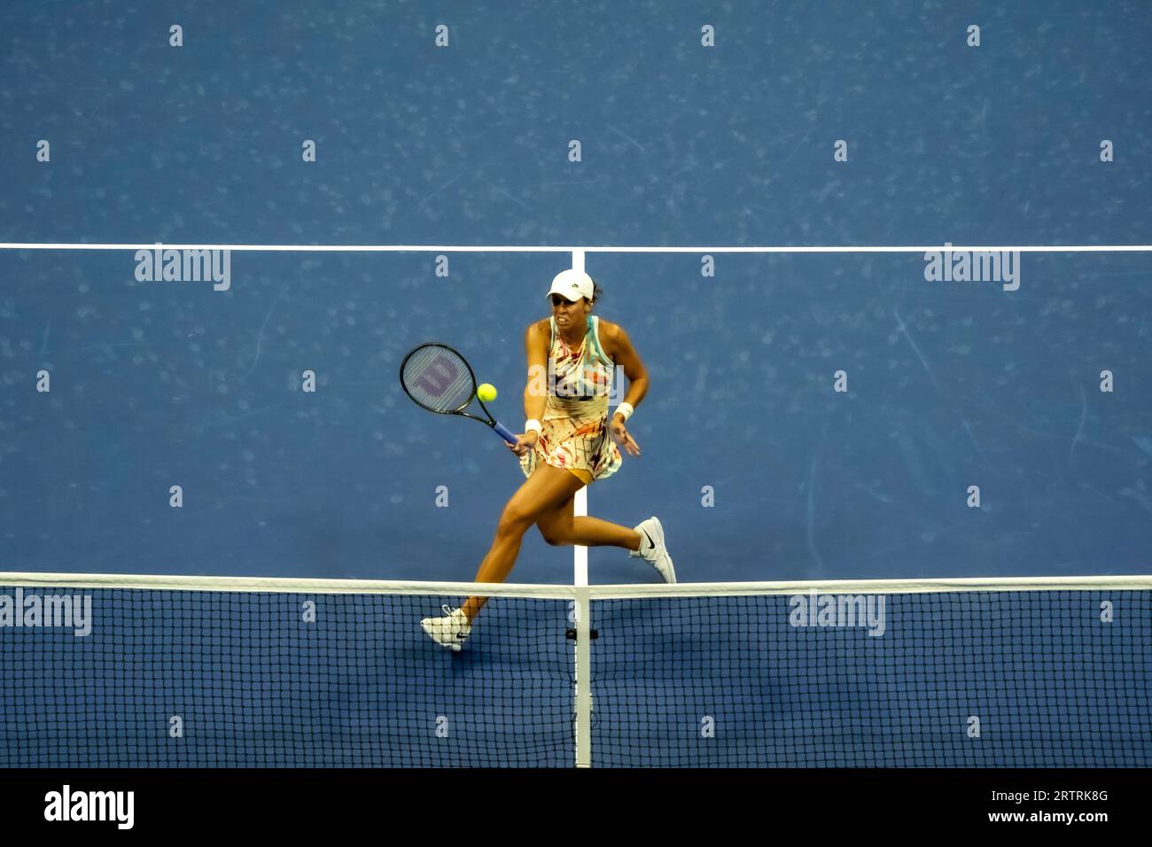 Madison Keys (USA) competing in the Women's Singles Semi-finals at the ...