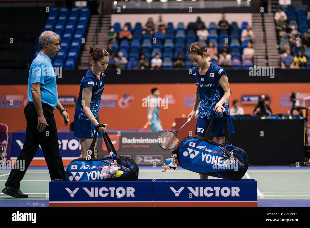 Hong Kong, China. 14th Sep, 2023. Nami Matsuyama, Chiharu Shida of Japan seen during the Women's ...