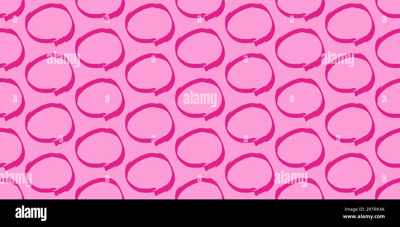 Simple background. Pink shape seamless pattern. Trendy Barbiecore Style ...
