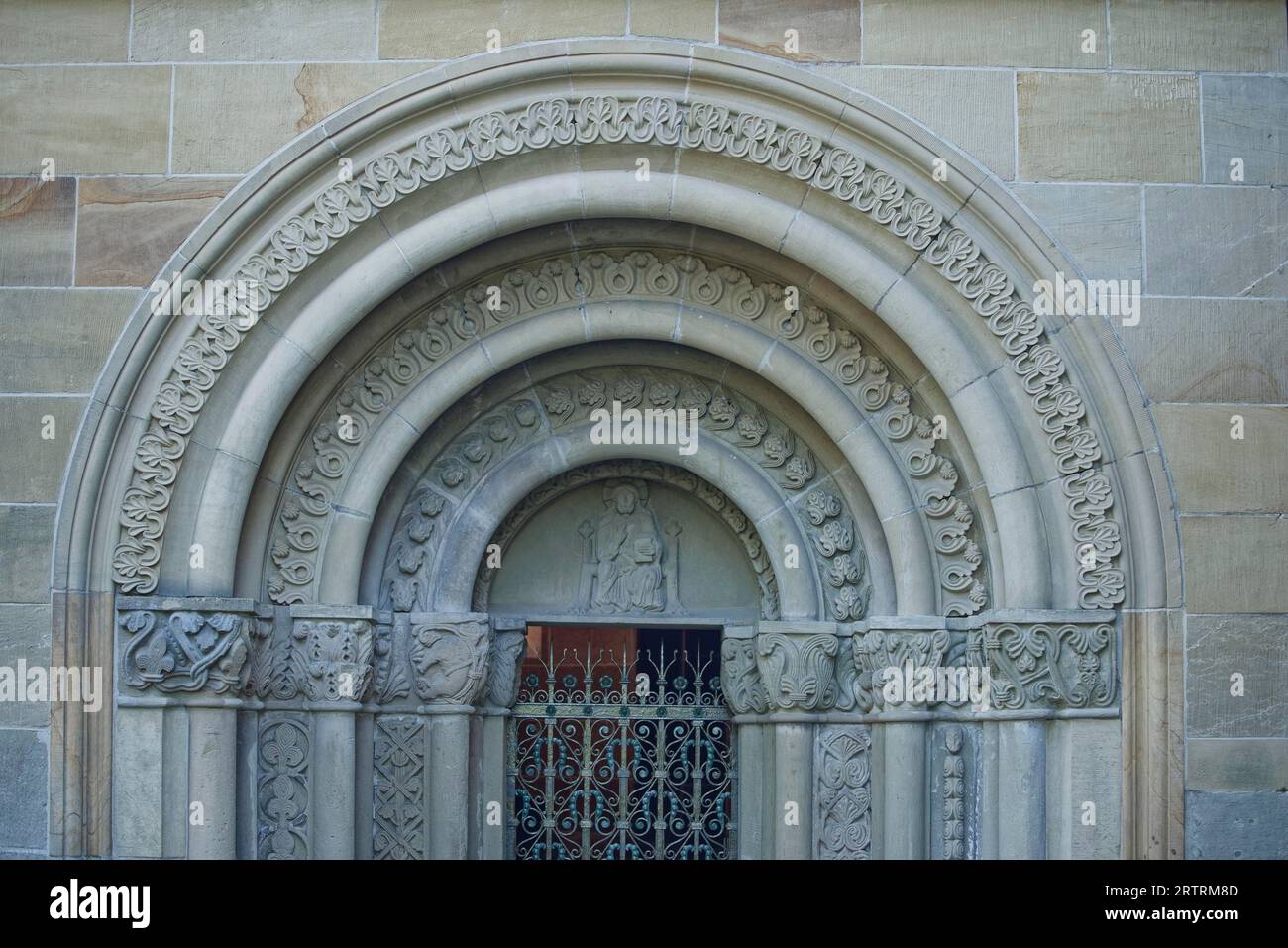 Architecture at the Walterich Chapel, Romanesque, Murrhardt, Murrtal ...