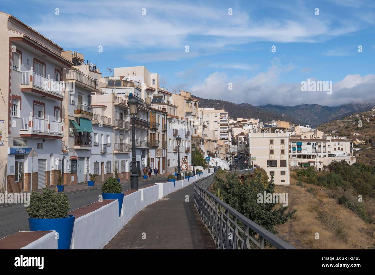 White town, Torrox, pueblo blanco, Torrox pueblo, Andalucia, Spain ...