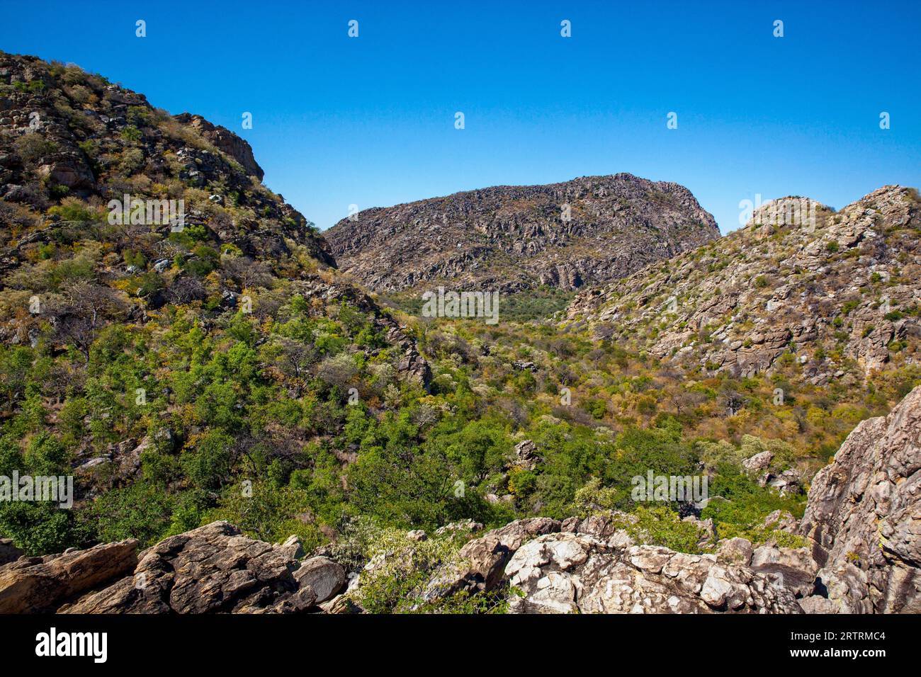 Tsodilo Hills, barren mountains, Botswana Stock Photo - Alamy