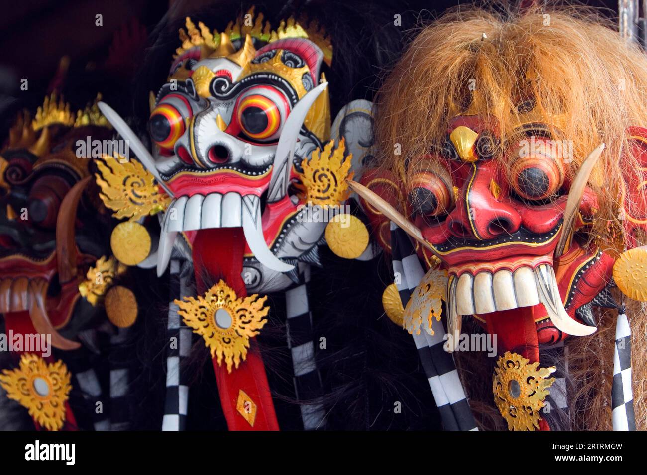 Masks for rituals, Bali, Indonesia Stock Photo - Alamy