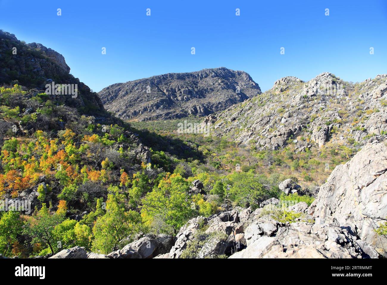 Tsodilo Hills, barren mountains, Botswana Stock Photo - Alamy