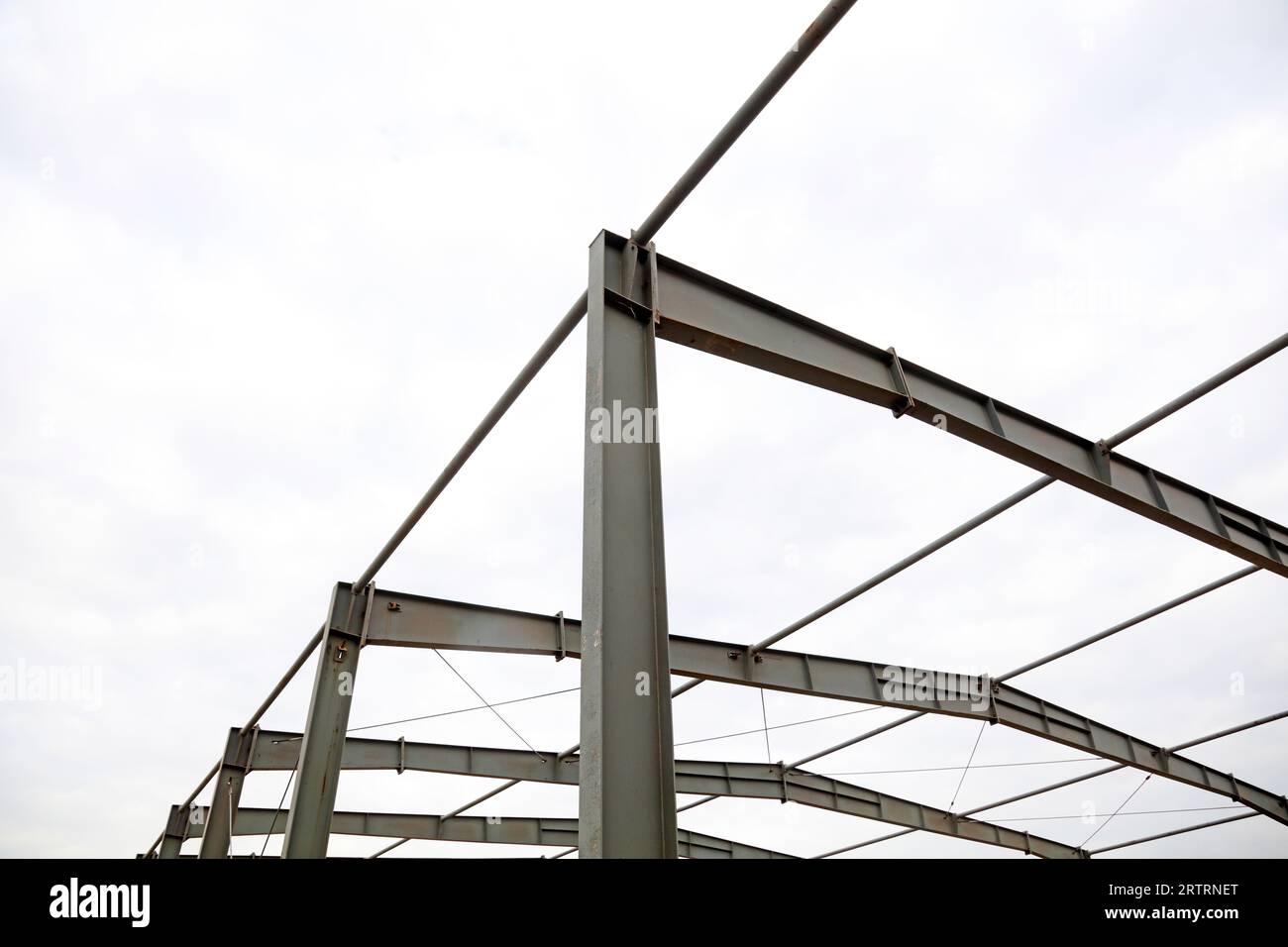 Steel beam frame Stock Photo - Alamy