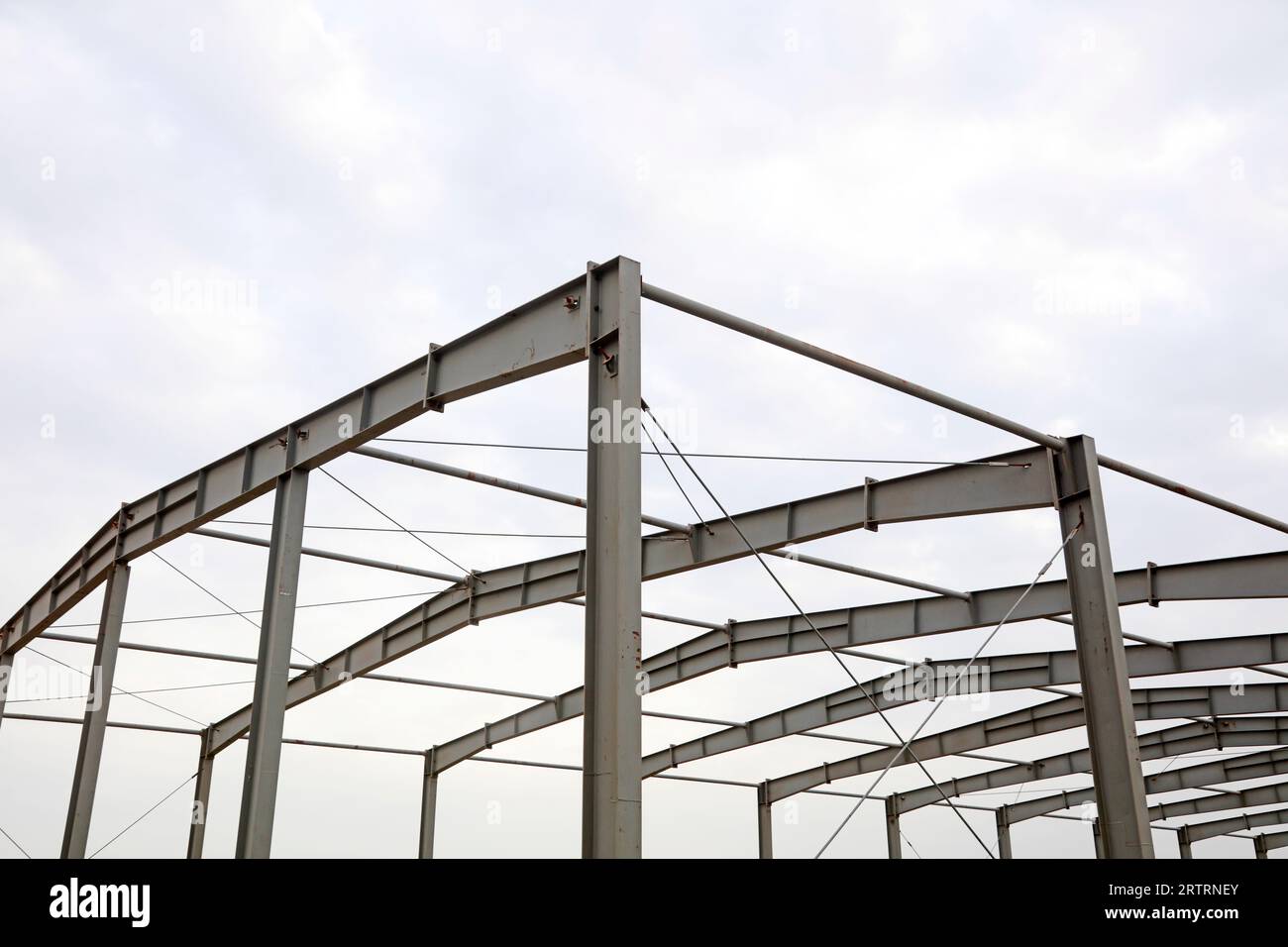 Steel beam frame Stock Photo - Alamy