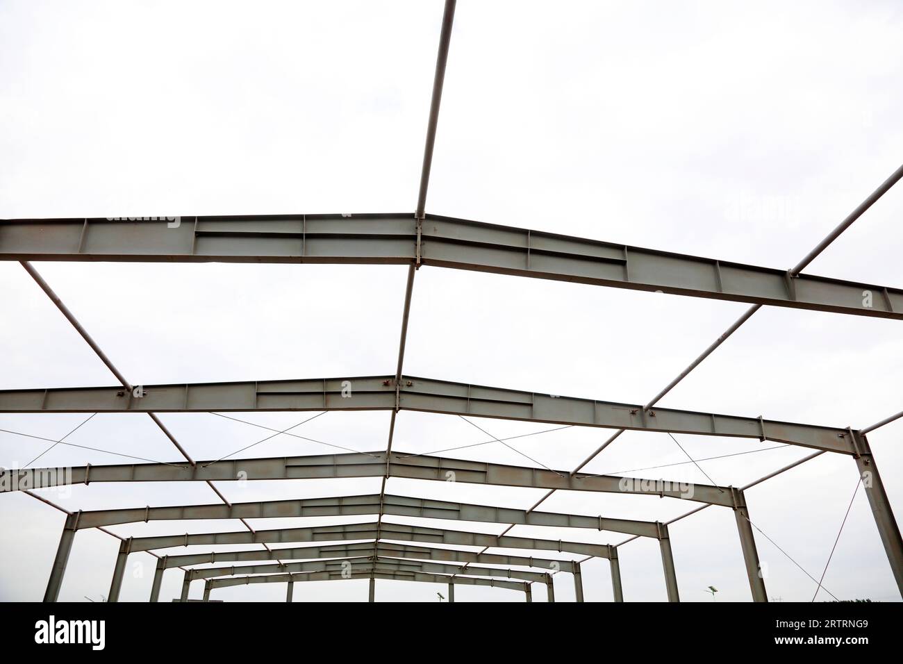 Steel beam frame Stock Photo - Alamy