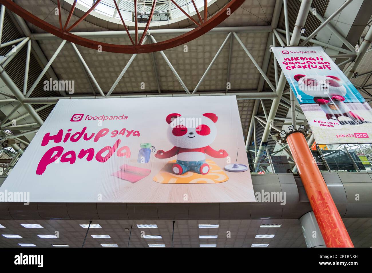 Kuala Lumpur, Malaysia - 09.14.2023: Foodpanda advertisement billboard ...
