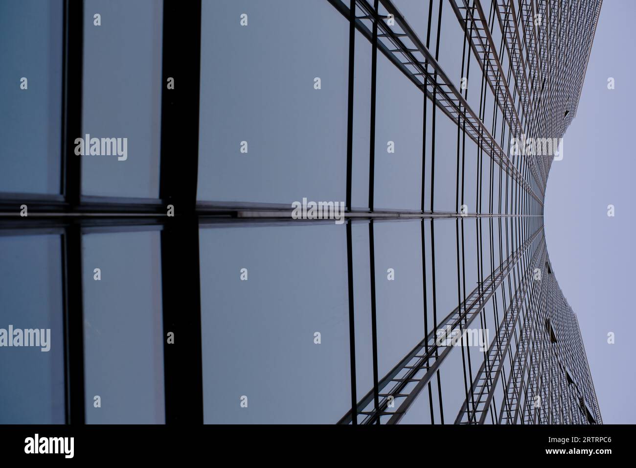 High-rise building in the banking district, high-rise, Frankfurt am ...
