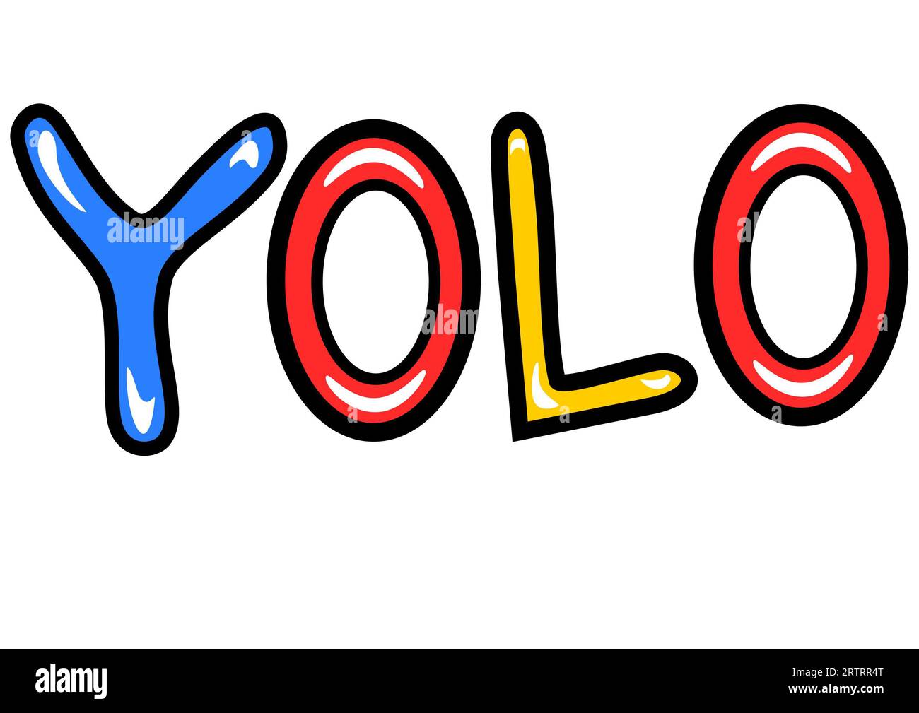 Yolo, youth word 2012, white background, illustration Stock Photo - Alamy