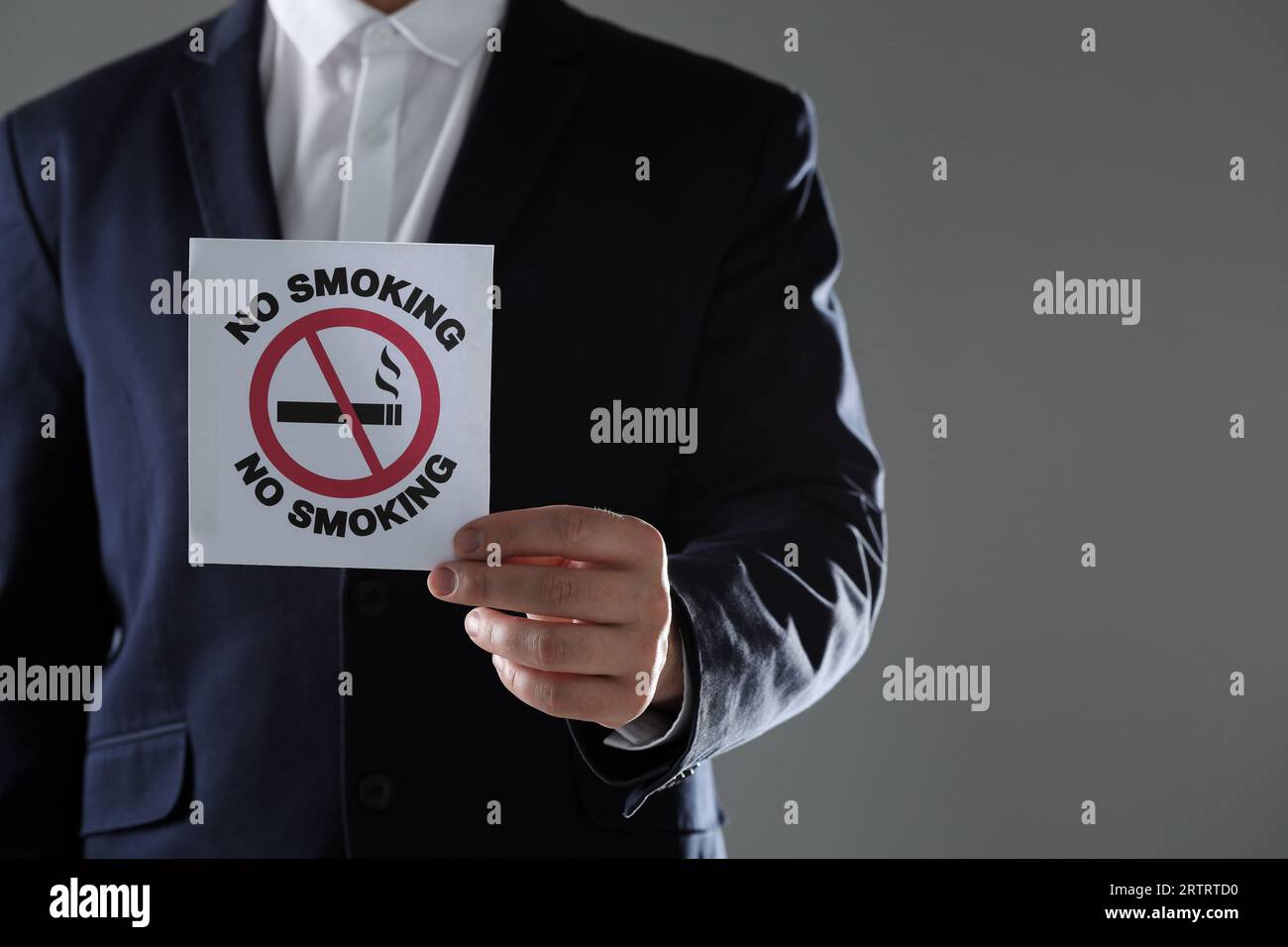 No smoking sign with negative space hi-res stock photography and images ...