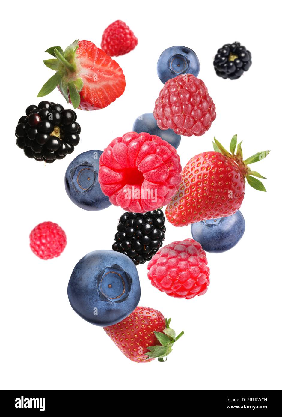 Flying berries Cut Out Stock Images & Pictures - Alamy