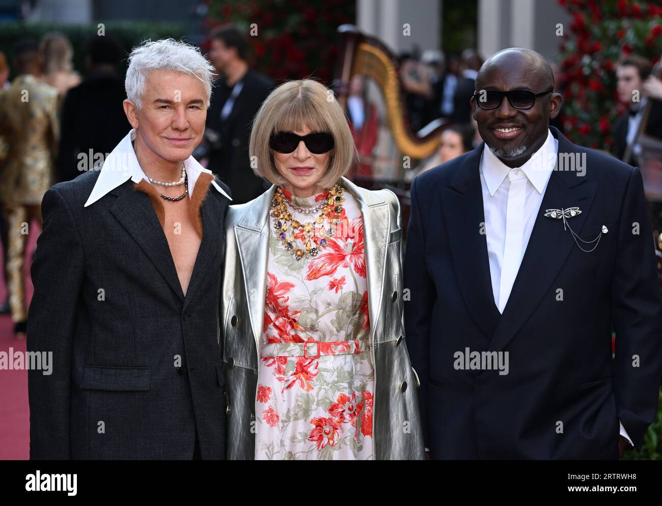 London, UK. September 14th, 2023. Baz Luhrmann, Anna Wintour and Edward ...