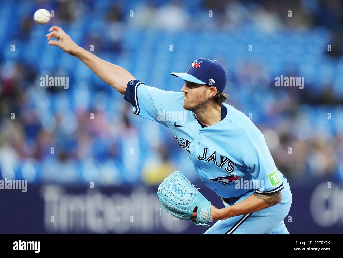 Toronto, Canada. 14th Sep, 2023. Toronto Blue Jays starting pitcher ...