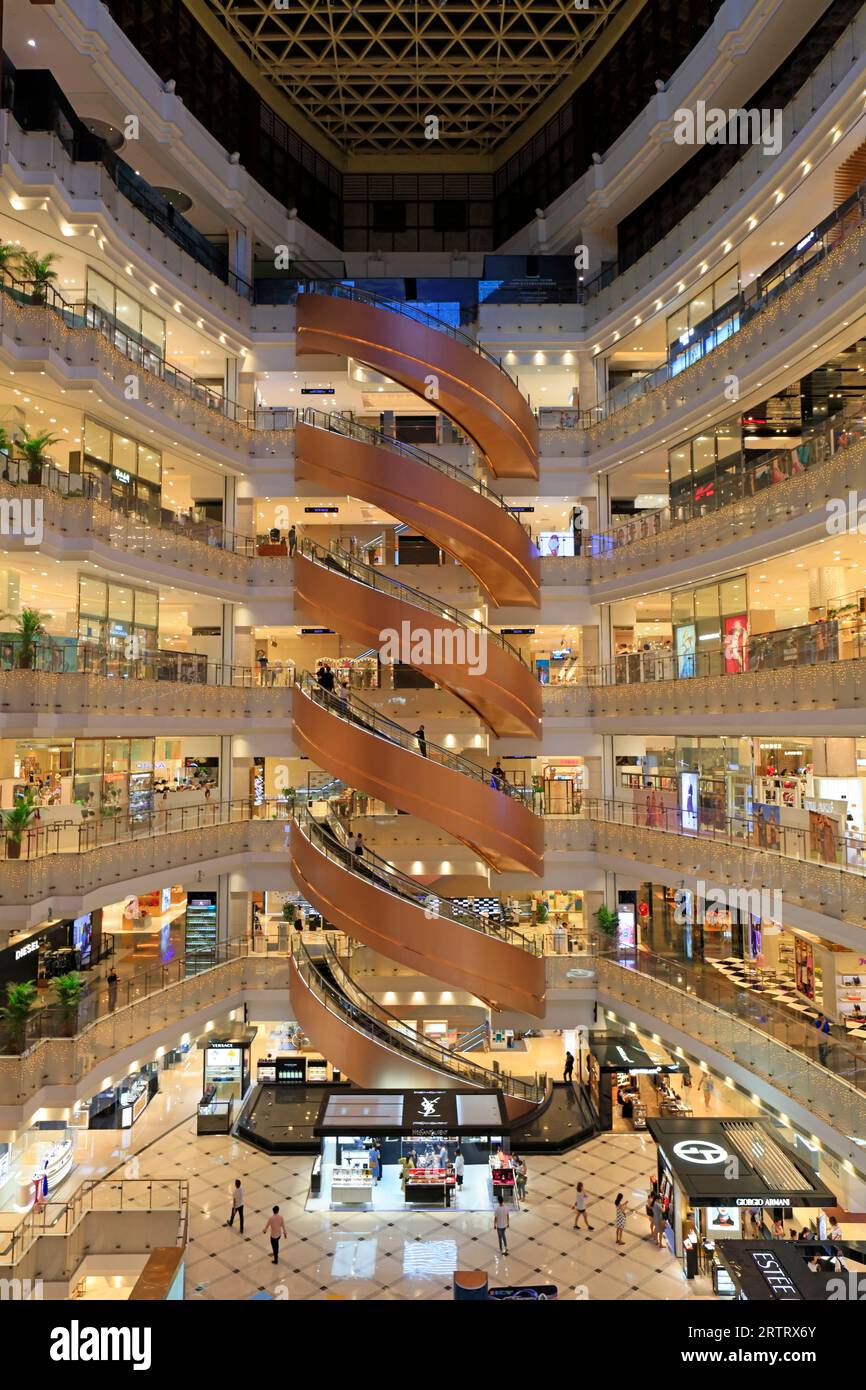 Shanghai, China - May 30, 2018: internal structure of Shanghai New ...