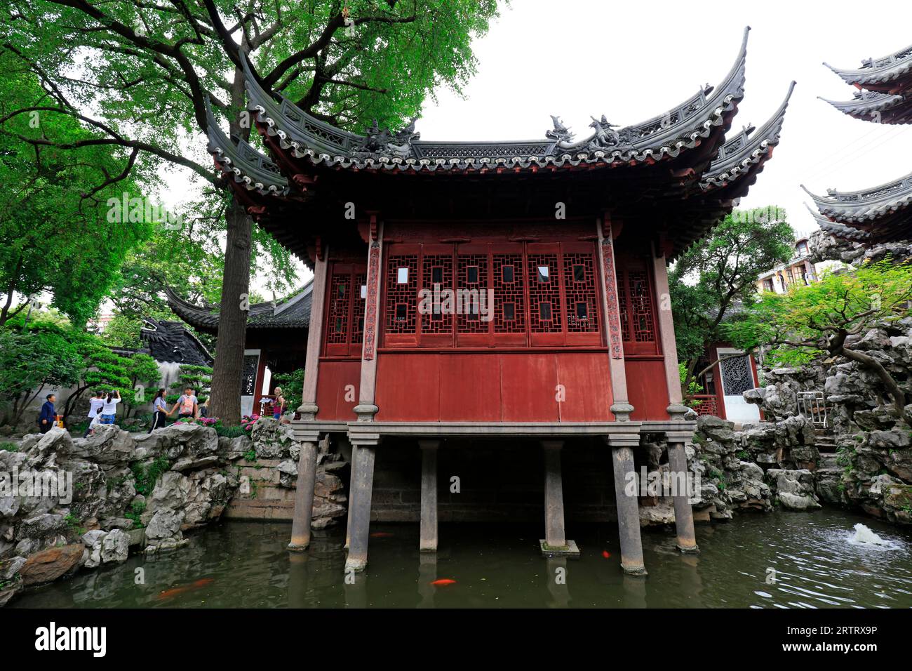 Shanghai, China - May 31, 2018: China classical architecture in Yu ...