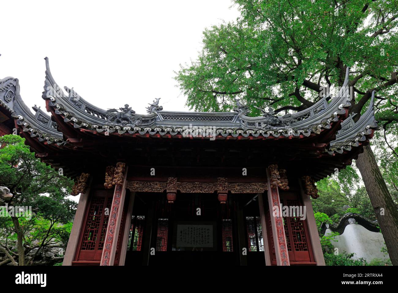 Shanghai, China - May 31, 2018: China classical architecture in Yu ...