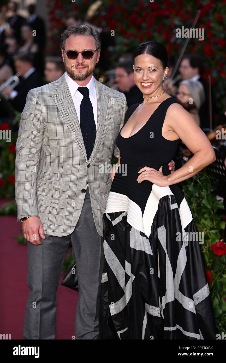 London, UK. September 14th, 2023. James McAvoy and Lisa Liberati ...