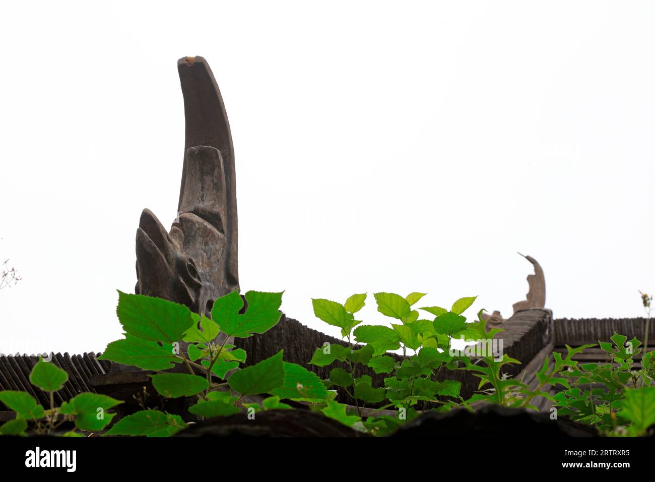 Shanghai, China - May 31, 2018: Chinese classical eaves architecture ...