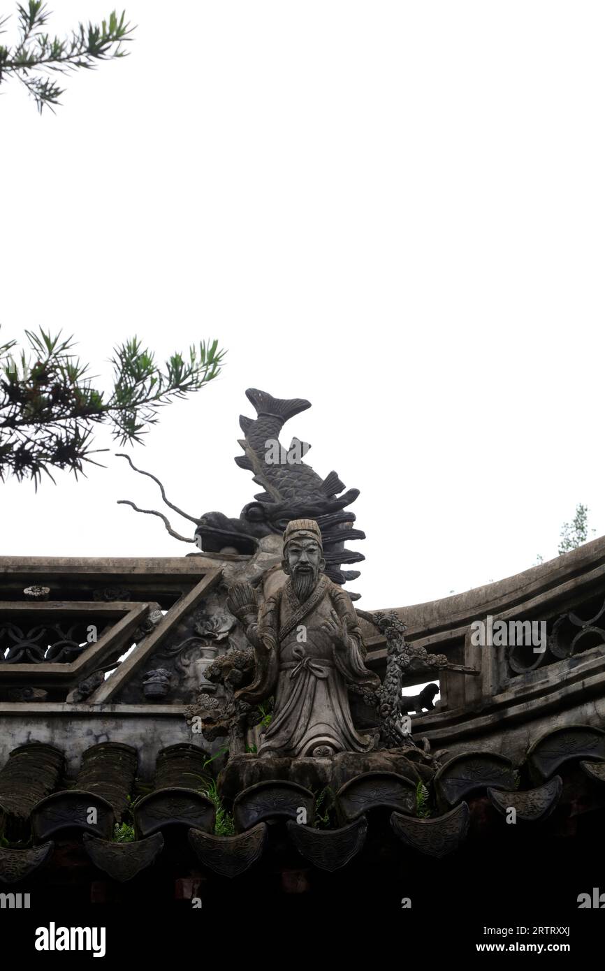 Shanghai, China - May 31, 2018: China classical architecture in Yu ...