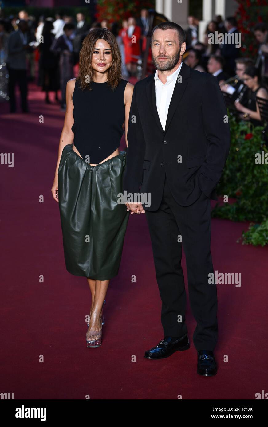 London, UK. September 14th, 2023. Joel Edgerton and Christine Centenera ...