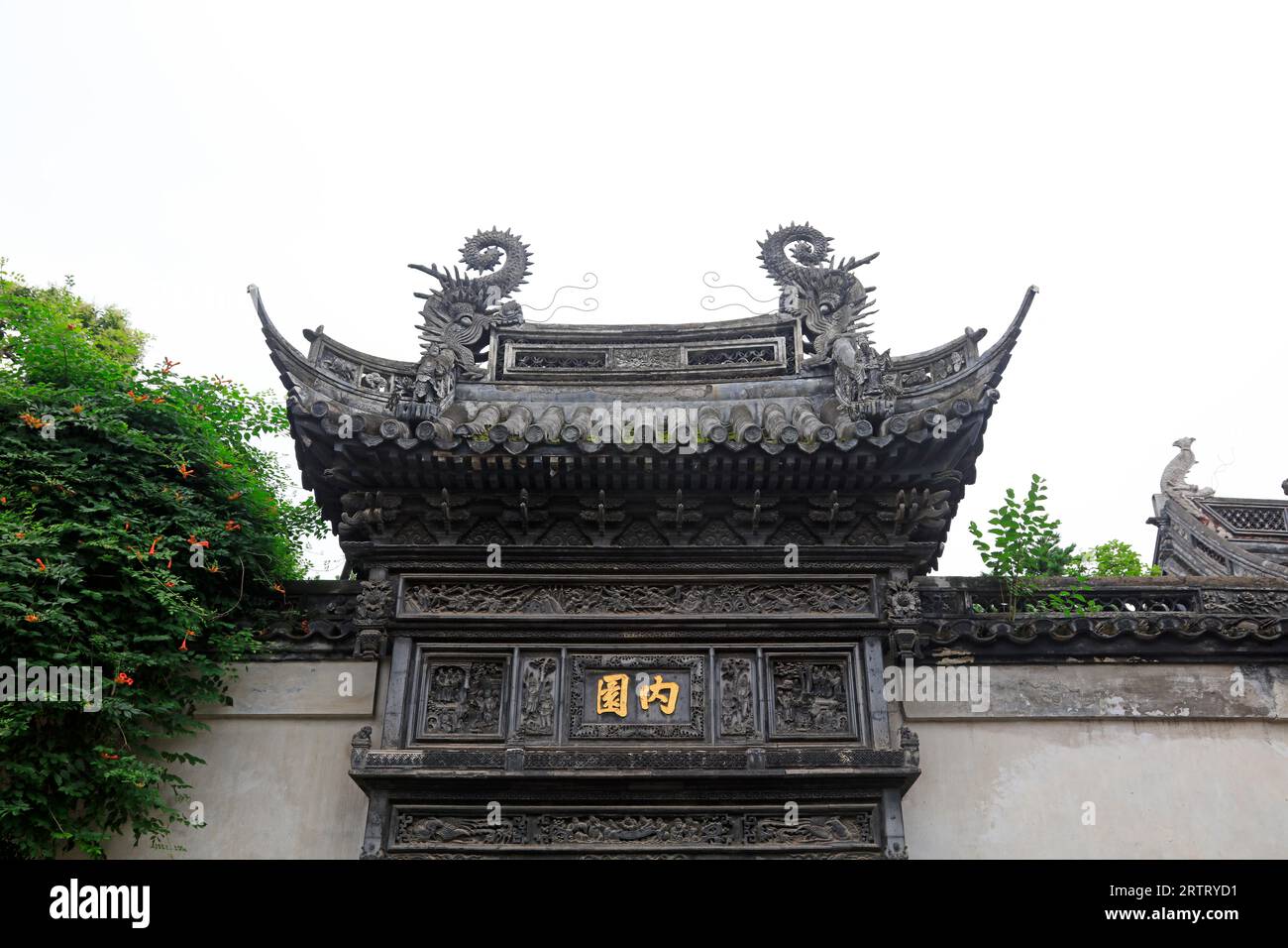 Shanghai, China - May 31, 2018: China classical architecture in Yu ...
