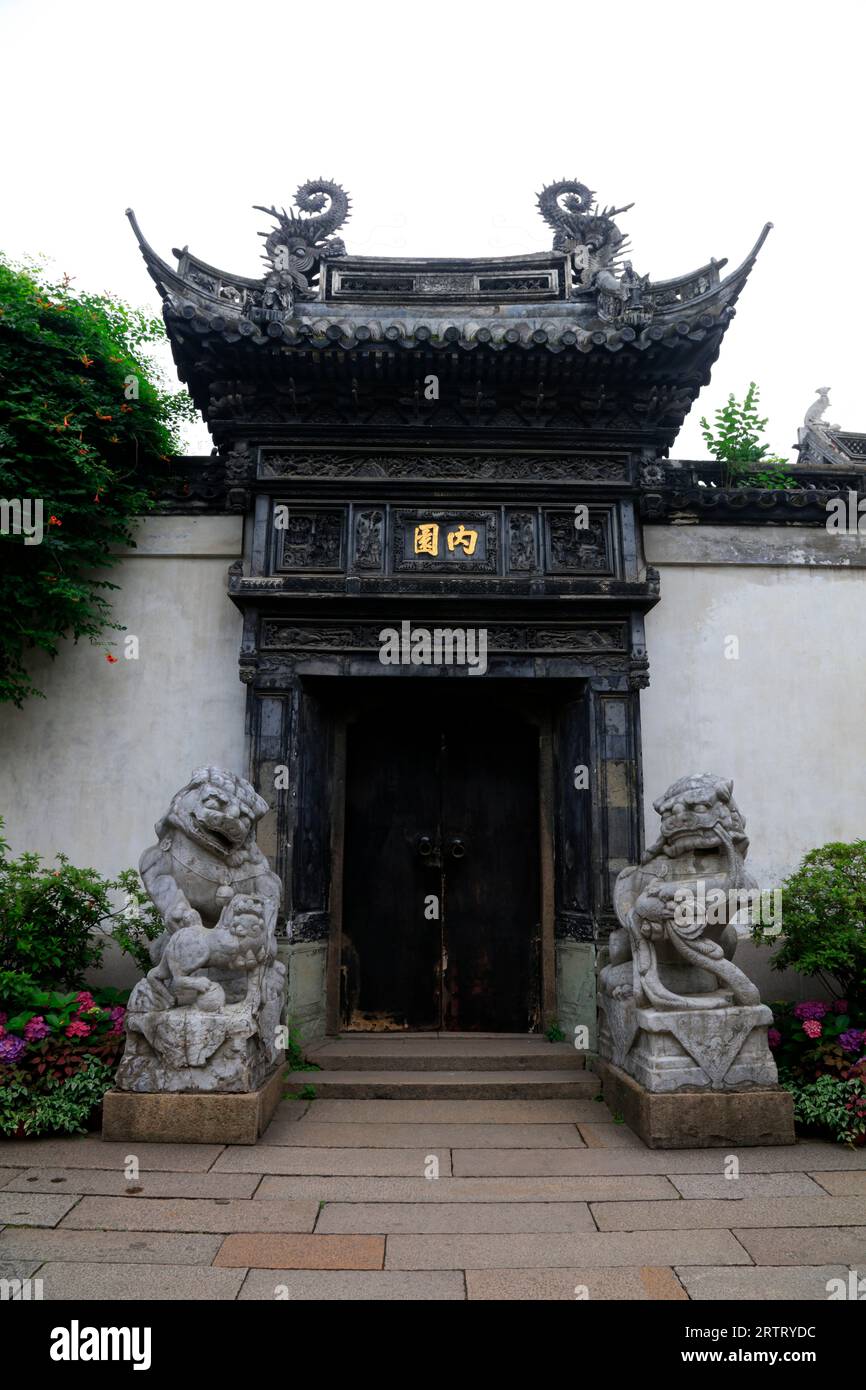 Shanghai, China - May 31, 2018: China classical architecture in Yu ...
