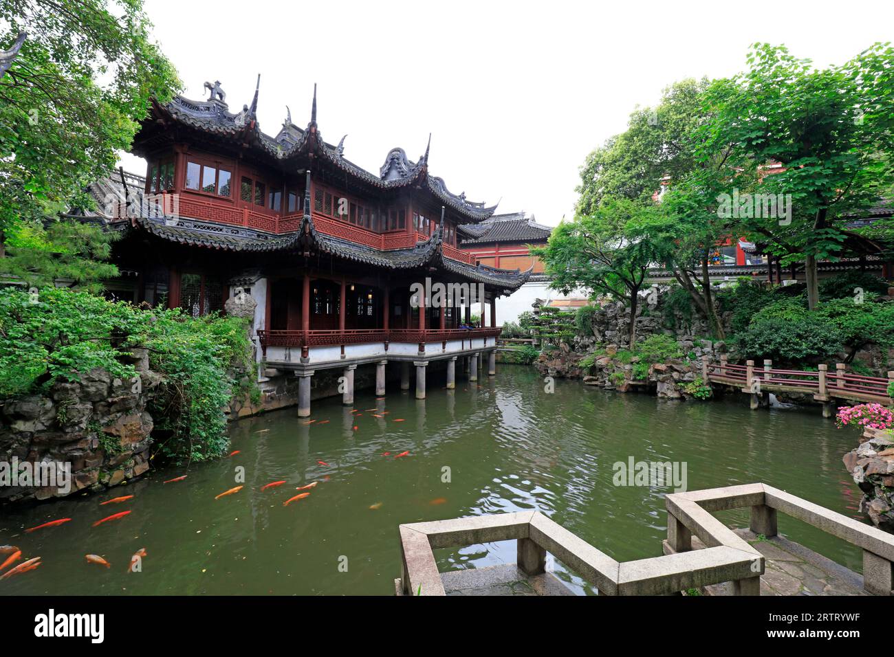 Shanghai, China - May 31, 2018: China classical architecture in Yu ...