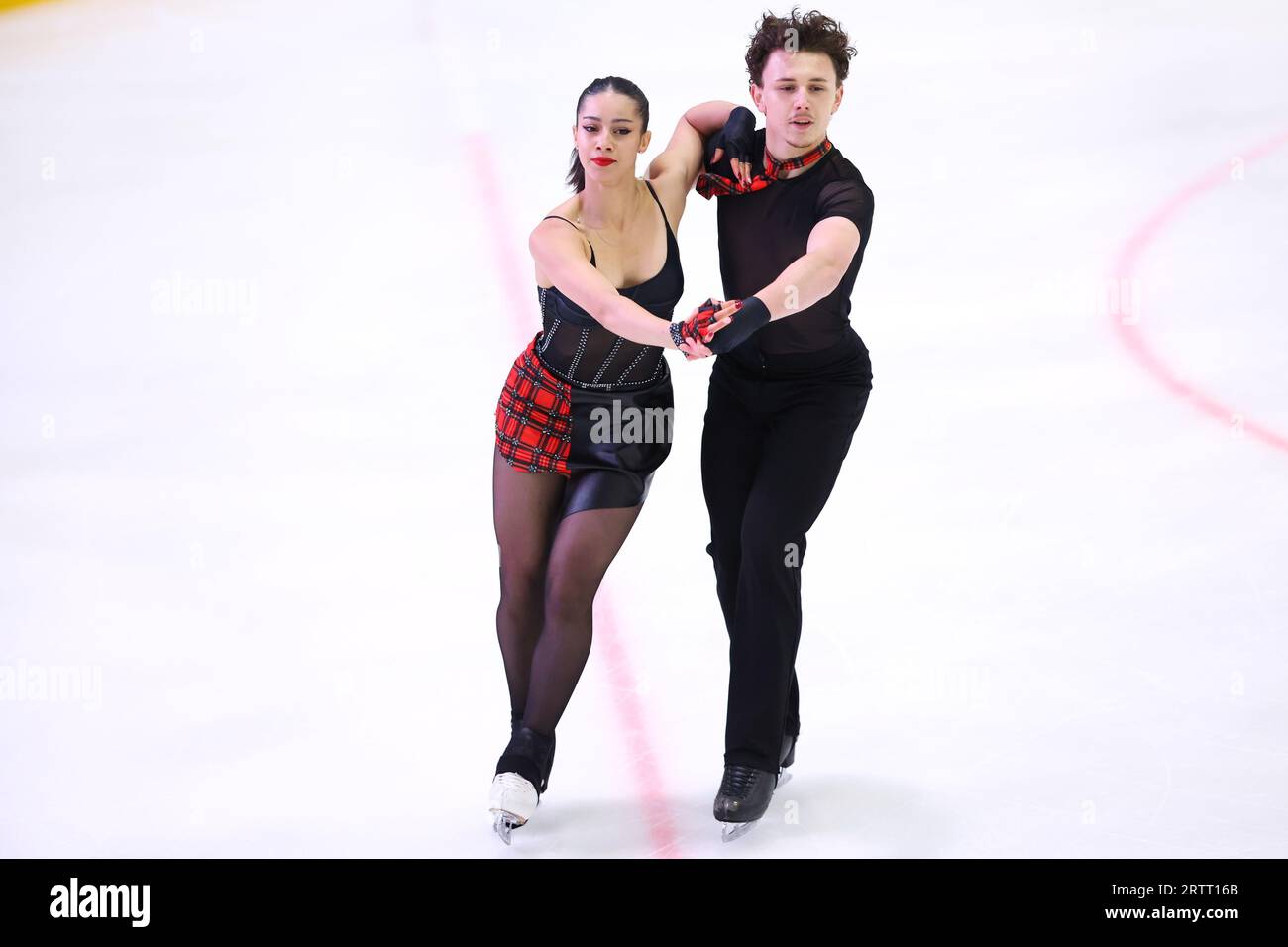 Osaka, Japan. 14th Sep, 2023. Celina FRADJI & Jean-Hans FOURNEAUX (FRA ...