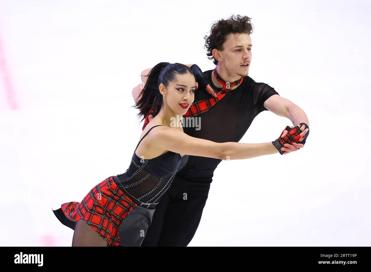 Osaka, Japan. 14th Sep, 2023. Celina FRADJI & Jean-Hans FOURNEAUX (FRA ...