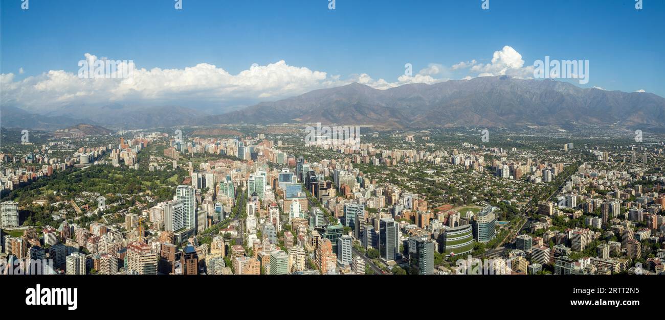 Santiago de chile view andes hi-res stock photography and images - Alamy