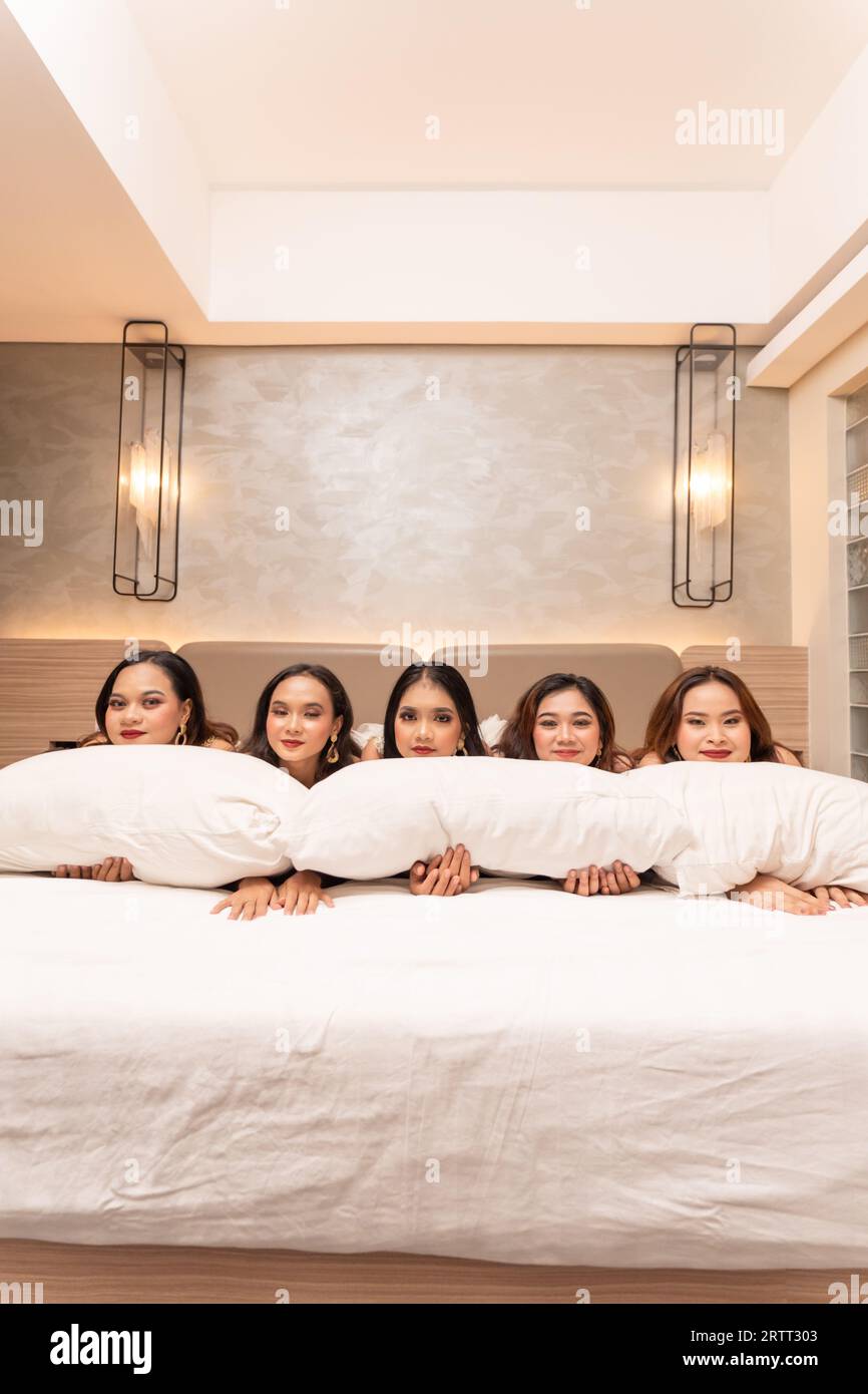 Asian girl slumber party hi-res stock photography and images - Alamy