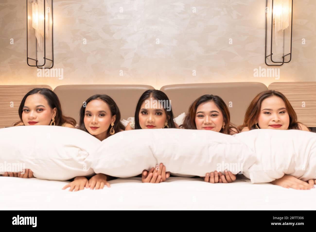 Asian girl slumber party hi-res stock photography and images - Alamy