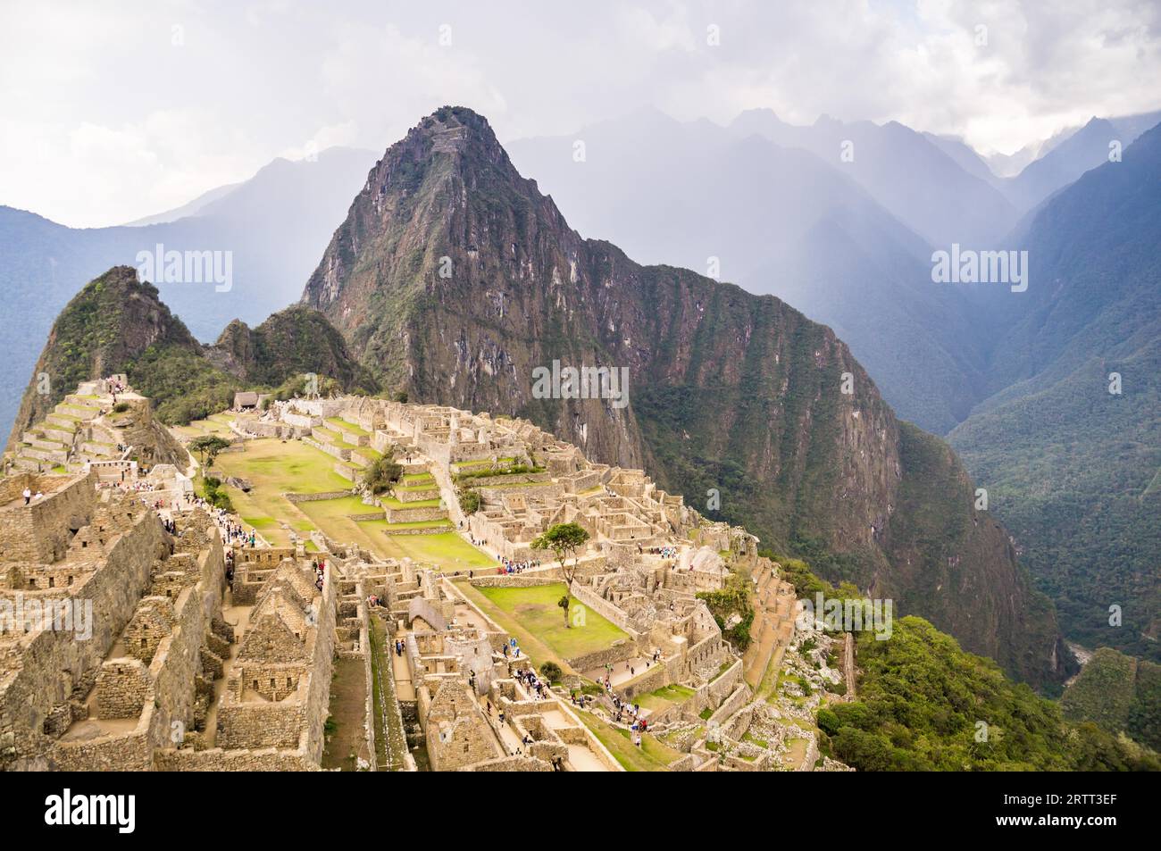 Machu Picchu: Dark clouds announce the comming rain at Peru's infamous ...