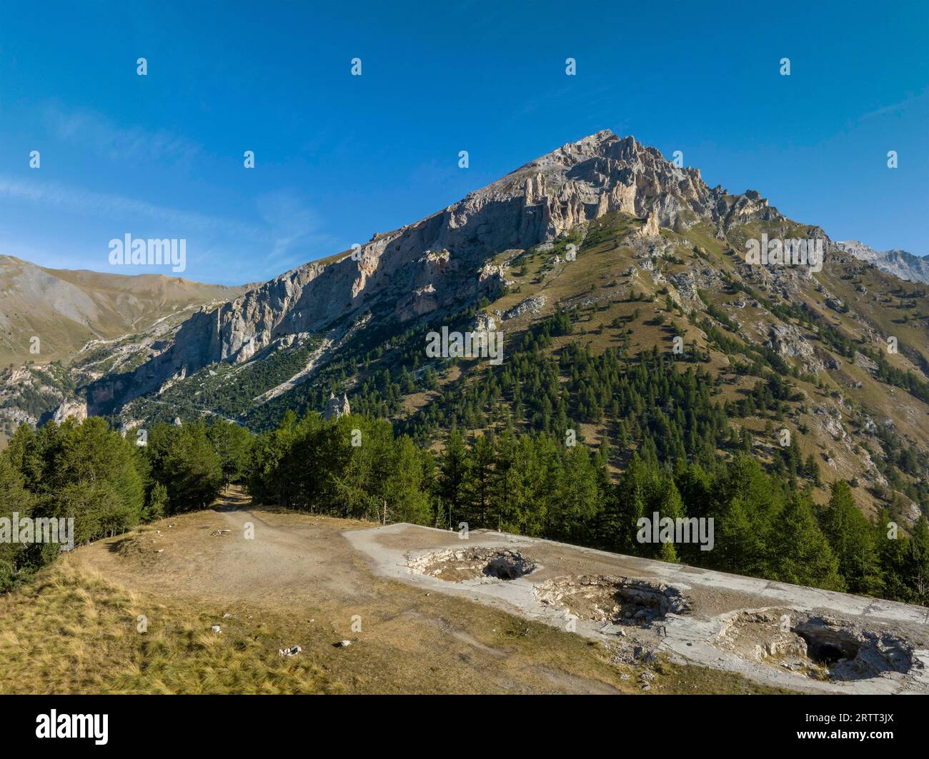 Forte Pramand, military fort, World Wars fortification in alpine ...