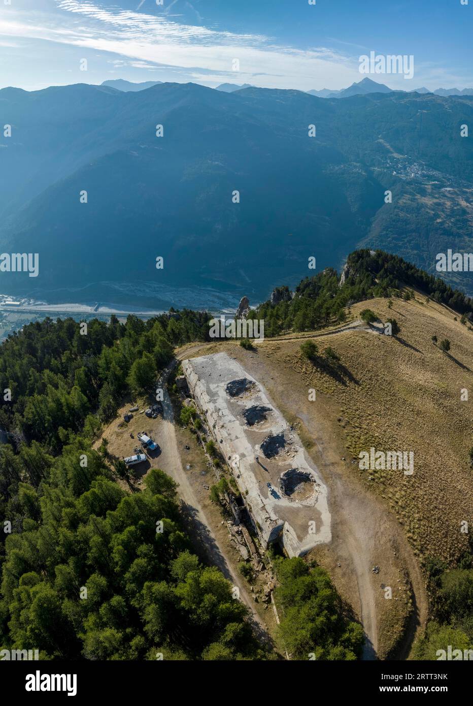 Forte Pramand, military fort, World Wars fortification in alpine ...