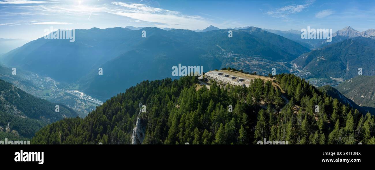 Forte Pramand, military fort, World Wars fortification in alpine ...